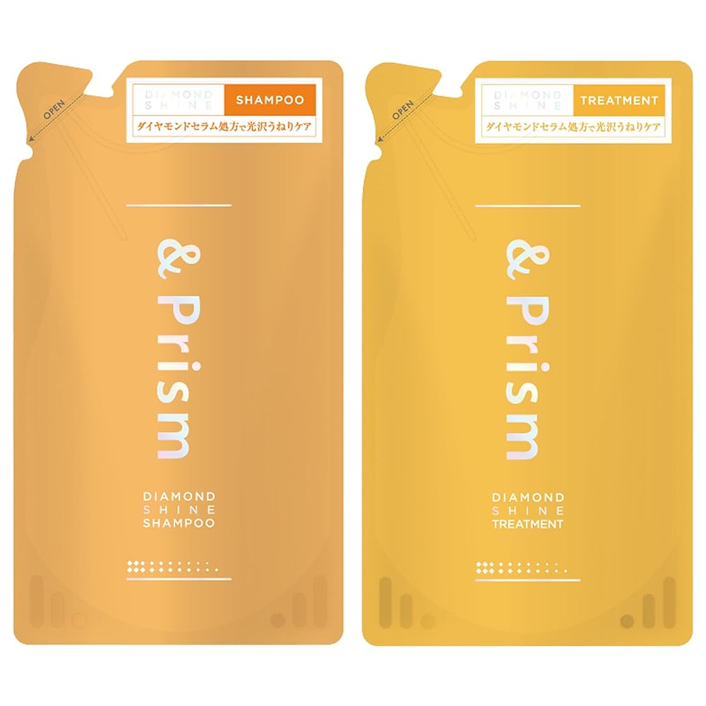 ＆Prism ＆Prism アンドプリズム ダイヤモンドシャイン シャンプー＆トリートメント セット（320ml＋320g）×1個 ヘアシャンプー - 最安値・価格比較 - Yahoo!ショッピング
