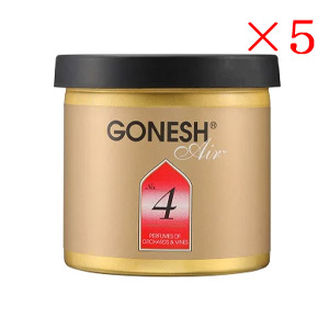 GONESH GONESH ガーネッシュ ゲルエアフレッシュナー No.4 78g × 5個 自動車用 消臭、芳香剤 - 最安値・価格比較 - Yahoo!ショッピング｜口コミ・評判からも探せる