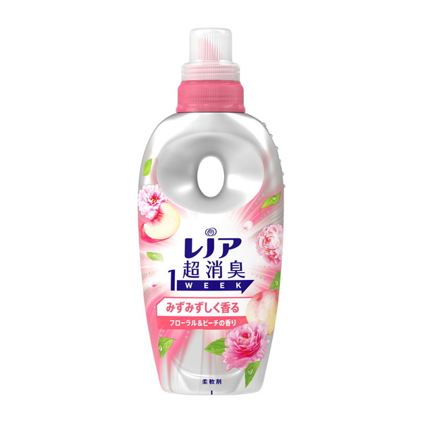 P&G レノア超消臭1WEEK みずみずしく香るフローラル＆ピーチの香り 柔軟剤 本体 490ml × 1個 レノア レノア超消臭1WEEK 柔軟剤 - 最安値・価格比較 - Yahoo ...