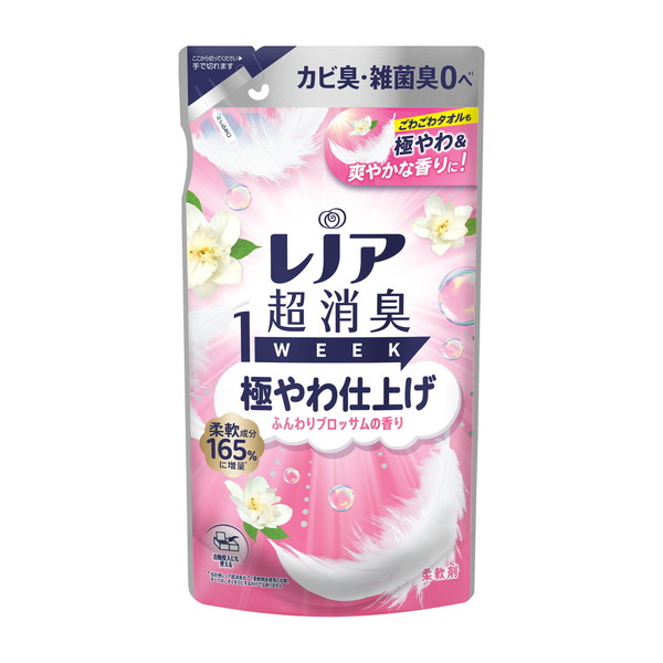 P&G レノア超消臭1WEEK 極やわ仕上げ ふんわりブロッサムの香り 柔軟剤 詰替用 340ml × 1個 レノア レノア超消臭1WEEK 柔軟剤 - 最安値・価格比較 - Yahoo!ショッピング