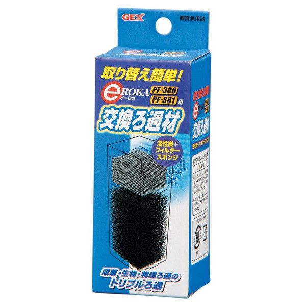 GEX e～ROKA（イーロカ） PF-380/381用交換ろ過材 ろ材（水槽、アクアリウム用品） - 最安値・価格比較 - Yahoo!ショッピング｜口コミ・評判からも探せる