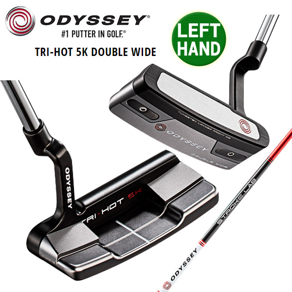 Callaway ODYSSEY TRI-HOT 5K DOUBLE WIDE パター 左用[34インチ]クランクホーゼル ODYSSEY（キャロウェイゴルフ） TRI-HOT 5K パター ...