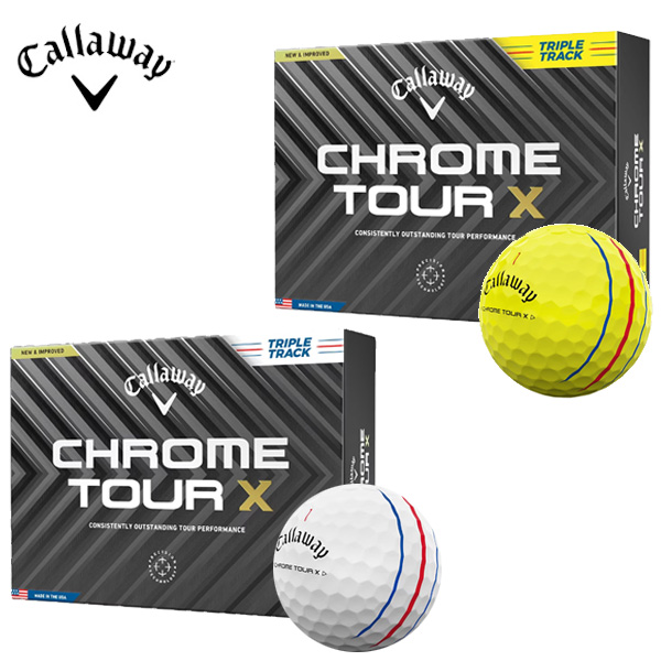 Callaway CHROME TOUR X トリプル・トラックボール （ホワイト） 2024年モデル 1ダース CHROME TOUR ゴルフボール - 最安値・価格比較 - Yahoo ...