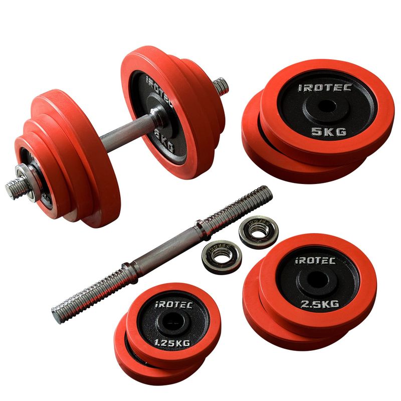 IROTEC IROTEC ラバーダンベル 20kg 2個セット ダンベル、鉄アレイ - 最安値・価格比較 - Yahoo!ショッピング｜口コミ・評判からも探せる