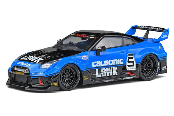 日産 GT-R （R35） LB シルエット CALSONIC （ブルー） （1/43スケール ダイキャスト S4311202） おもちゃの ...