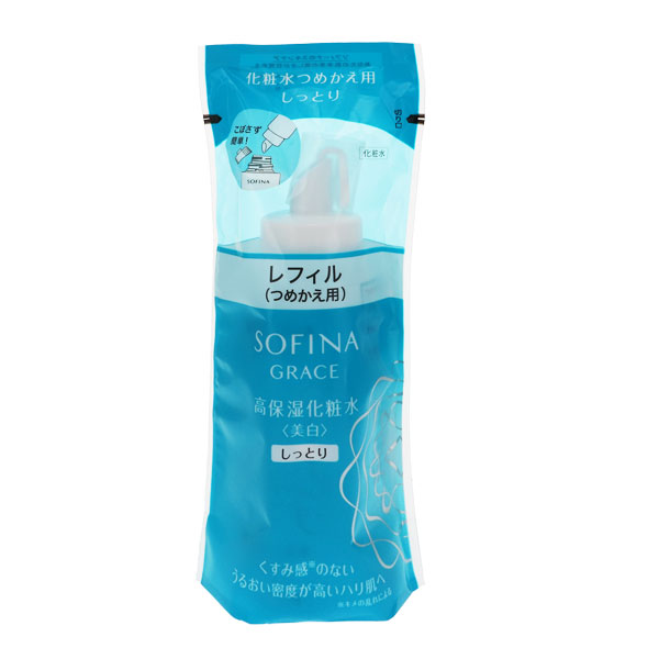 SOFINA ソフィーナ グレイス 高保湿化粧水＜美白＞ （しっとり） レフィル 130ml ×1個 （医薬部外品） SOFINA GRACE スキンケア、フェイスケア化粧水 - 最安値・価格 ...