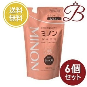 第一三共ヘルスケア ミノン 全身シャンプー しっとりタイプ 詰め替え 380ml×6個 MINON ボディソープ - 最安値・価格比較 - Yahoo!ショッピング｜口コミ・評判からも探せる