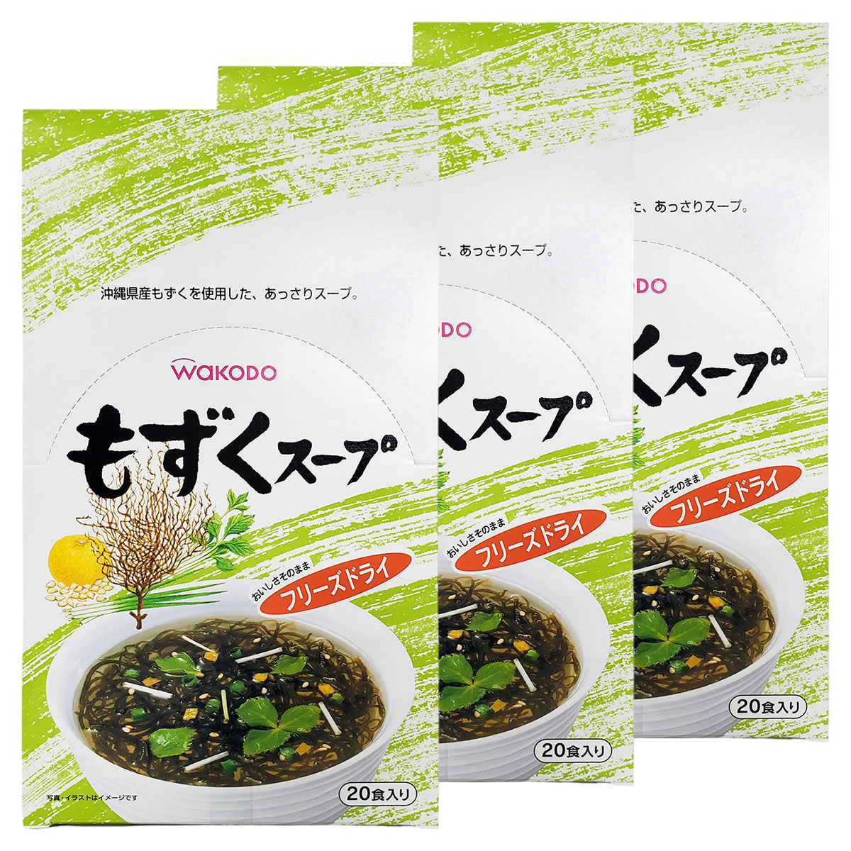 アサヒグループ食品 和光堂 WAKODO フリーズドライ もずくスープ 20食入り 72g（3.6g×20食）×3セット スープ - 最安値・価格比較 - Yahoo!ショッピング｜口コミ ...