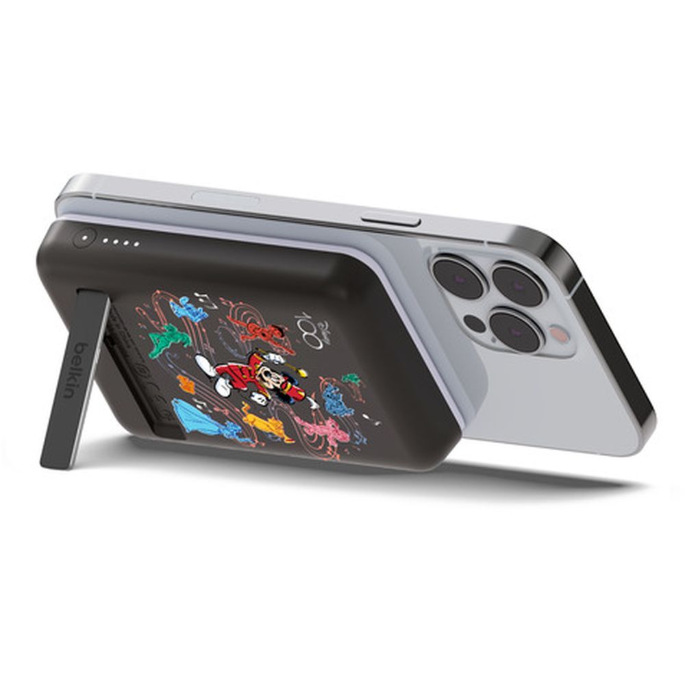 Belkin BPD004qcRD-DY （Magnetic Wireless Power Bank 5K ＋ Stand Disney ...