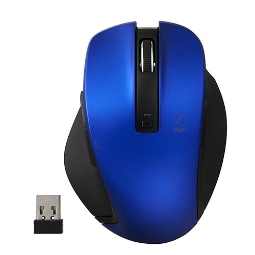 Yahoo!オークション- Digio2 無線5ボタンBLUE LEDマウス Z Mサイズ MUS-RKF129BL （ブルー） の製品情報