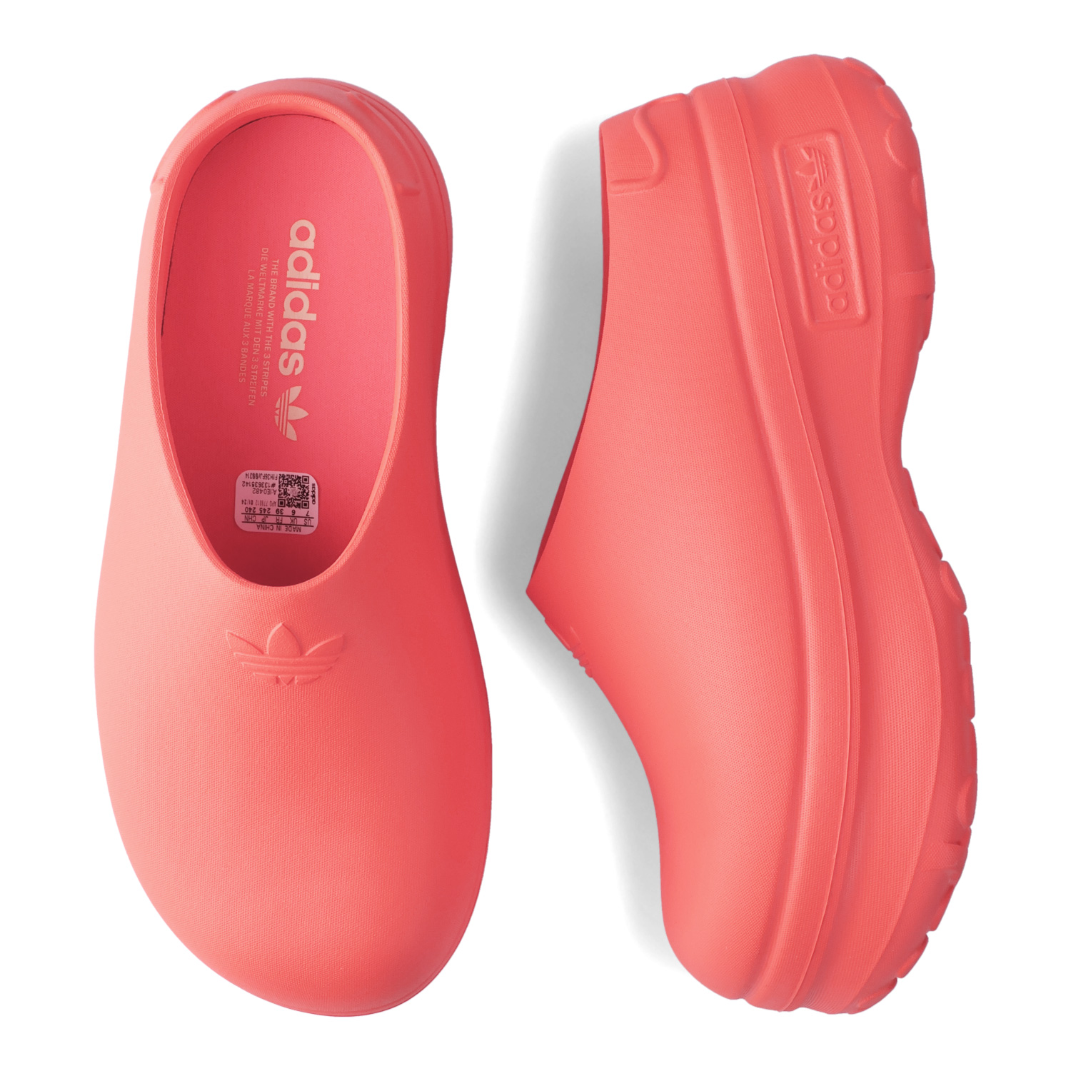 adidas WMNS ADIFOM STAN SMITH MULE "SOLAR RED GLOW ORANGE" IE0482 （ソーラー ...