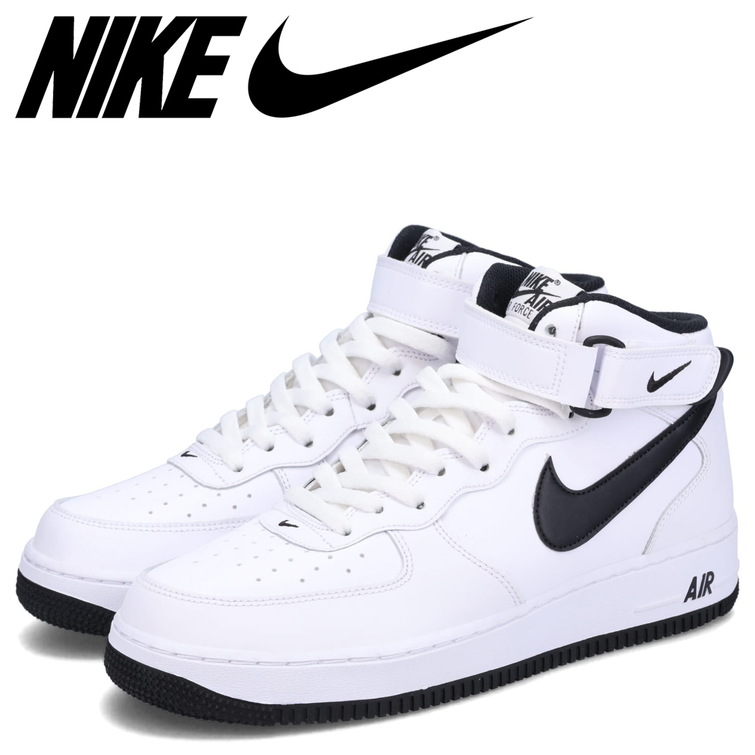 NIKE AIR FORCE 1 MID '07 "WHITE BLACK" DV0806-101 （ホワイト/ホワイト/ブラック） エア フォース 1 メンズスニーカー - 最安値・価格比較 ...