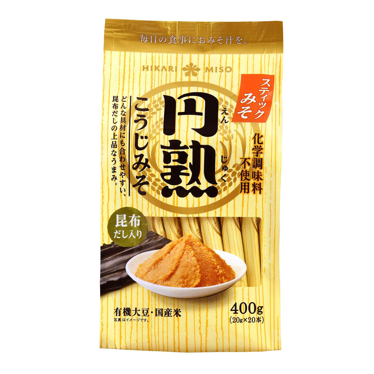 ひかり味噌 ひかり味噌 円熟こうじみそ スティックみそ 400g（20g×20本入）×5袋 みそ - 最安値・価格比較 - Yahoo!ショッピング