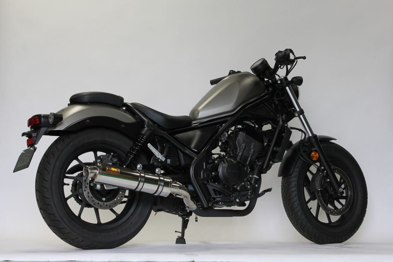 REALIZE Aria ステンマフラーType-C（カールエンド）（REBEL 250/2BK-MC49）519-SO-003-01 バイク ...
