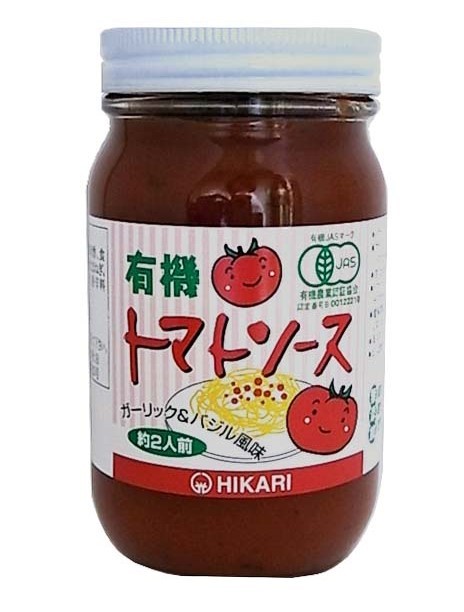 光食品 HIKARI 有機トマトソース ガーリック＆バジル風味 約2人前 225g×2個 パスタソース - 最安値・価格比較 - Yahoo!ショッピング｜口コミ・評判からも探せる