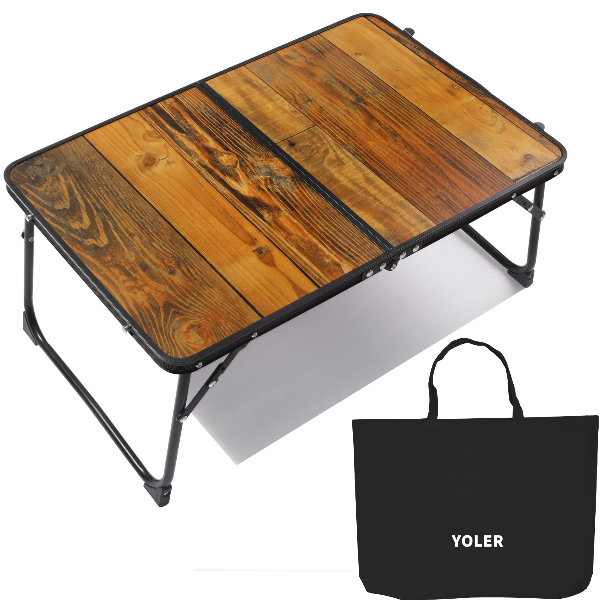 YOLER YOLER 折りたたみテーブル アルミフレーム（木目調） アウトドアテーブル - 最安値・価格比較 - Yahoo!ショッピング