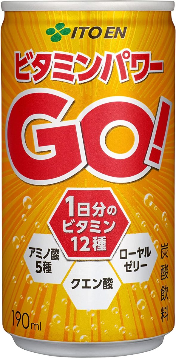 伊藤園 伊藤園 ビタミンパワーGO 190ml × 30本 缶 炭酸飲料 - 最安値・価格比較 - Yahoo!ショッピング｜口コミ・評判からも探せる