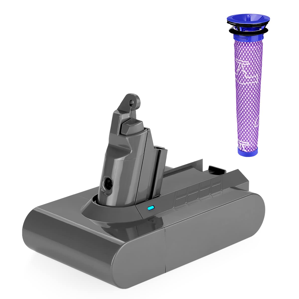 互換品 Ehomtikk Dyson V6バッテリー 4000mAh DC59 DC74 DC72 DC62 DC61 DC58 S × 1個 掃除機部品、アクセサリー - 最安値・価格比較 ...