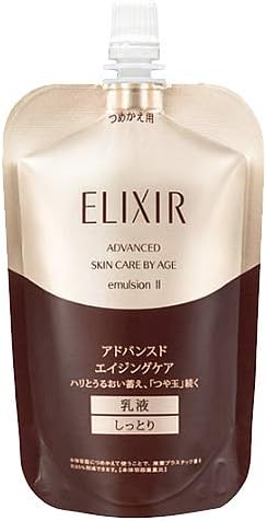 ELIXIR（コスメ） エリクシール アドバンスド エマルジョン T II （しっとり）つめかえ用 110ml×1本 乳液 - 最安値・価格比較 - Yahoo!ショッピング｜口コミ・評判からも探せる