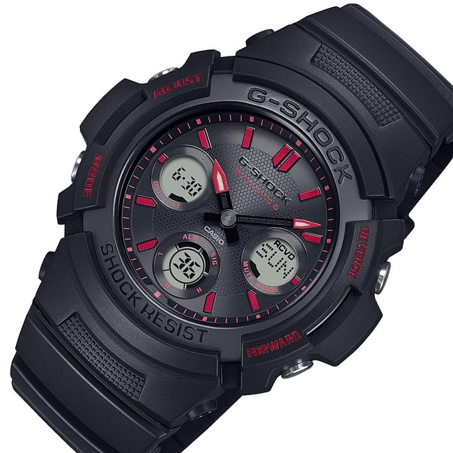CASIO G-SHOCK ANALOG-DIGITAL AWG-100 M100 SERIES AWG-M100FP-1A4JR G-SHOCK メンズ腕時計 - 最安値・価格比較 ...