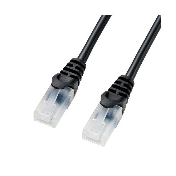 SANWA DIRECT サンワダイレクト ツメ折れ防止LANケーブル Cat5e 1m LA-Y5TS-01BK（ブラック）×10本 LANケーブル - 最安値・価格比較 - Yahoo ...