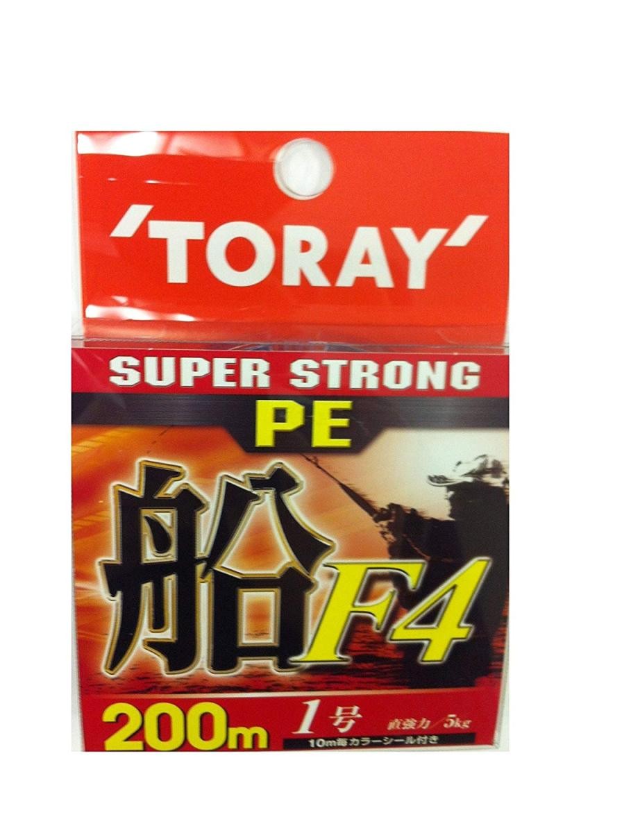 TORAY スーパーストロング PE 船 F4 1号 200m 釣り糸、ライン - 最安値・価格比較 - Yahoo!ショッピング｜口コミ・評判からも探せる
