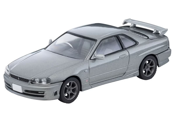 トミーテック LV-N353a 日産 スカイライン 2ドア スポーツ クーペ 25GT TURBO オプションパーツ付 （銀） 2000年式 ...