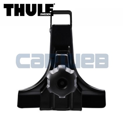 THULE THULE 951 クルマ向けレインガーター・ロウ・フット ブラック 951000 自動車用ベースキャリア、フット、バー - 最 ...