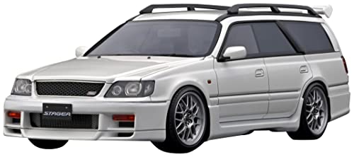 ignition model Nissan STAGEA 260RS （WGNC34） Pearl White （1/18スケール レジン ...