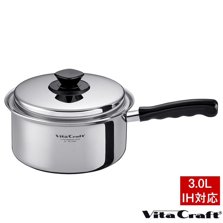Vita Craft ビタクラフト Vシリーズ 片手鍋 3.0L 5583 ビタクラフト プロ 片手鍋 - 最安値・価格比較 - Yahoo!ショッピング｜口コミ・評判からも探せる