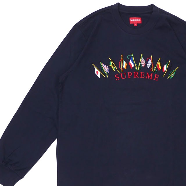 Supreme Flags L/S Top （Navy） 19fw メンズ長袖Tシャツ、カットソー - 最安値・価格比較 - Yahoo ...