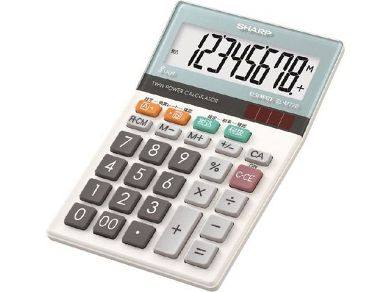 SHARP シャープ グラストップデザイン電卓 ミニナイスサイズタイプ EL-M720-X 電卓 - 最安値・価格比較 - Yahoo!ショッピング