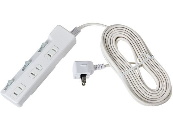 ELPA エルパ 耐雷SW付タップ WLK-35S（W）5m 3個口×1個 OA、電源タップ - 最安値・価格比較 - Yahoo!ショッピング｜口コミ・評判からも探せる
