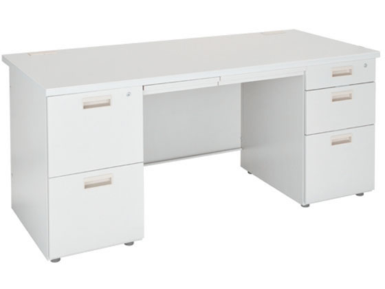 カグクロ カグクロ 事務用両袖机 W1600×D700×H700mm KD-167W （ニューグレー） オフィスデスク - 最安値・価格比較 - Yahoo!ショッピング｜口コミ・評判からも探せる