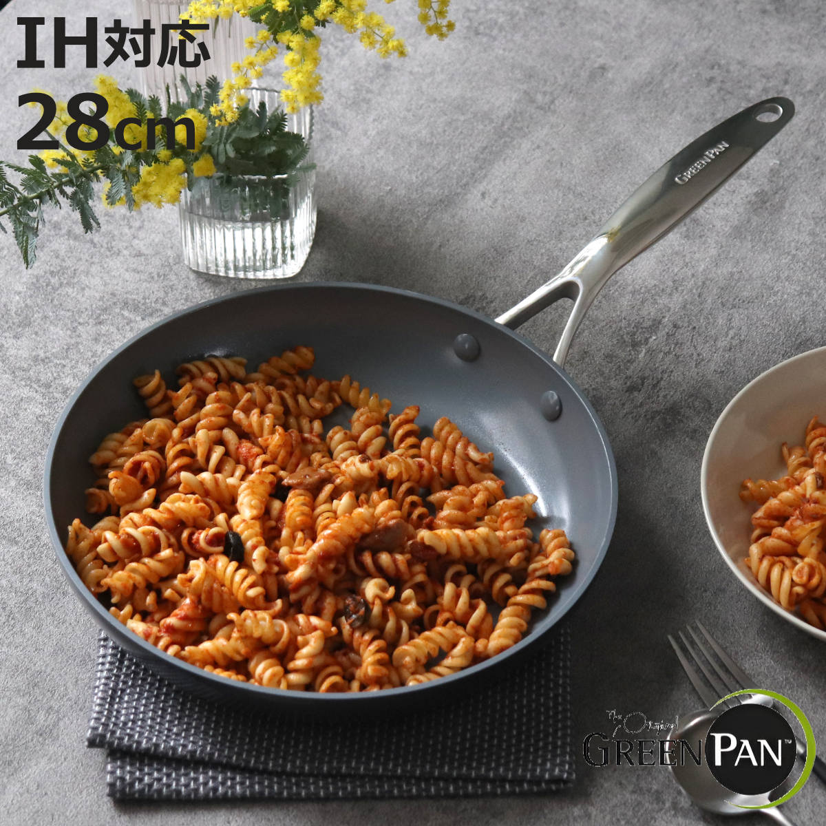 GREEN PAN ヴェニス プロ IH/ガス火対応 フライパン 28cm CC000653-001 フライパン - 口コミ・レビュー - Yahoo!ショッピング