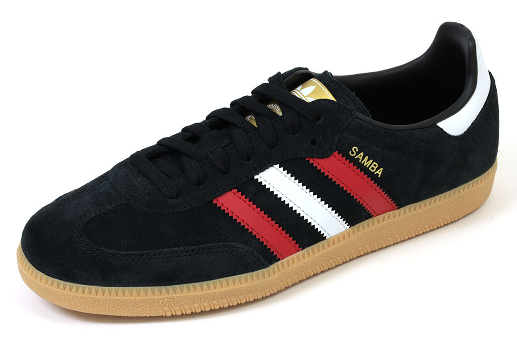 adidas SAMBA OG "CORE BLACK BETTER SCARLET GUM" IG1824 （コアブラック/ベター ...