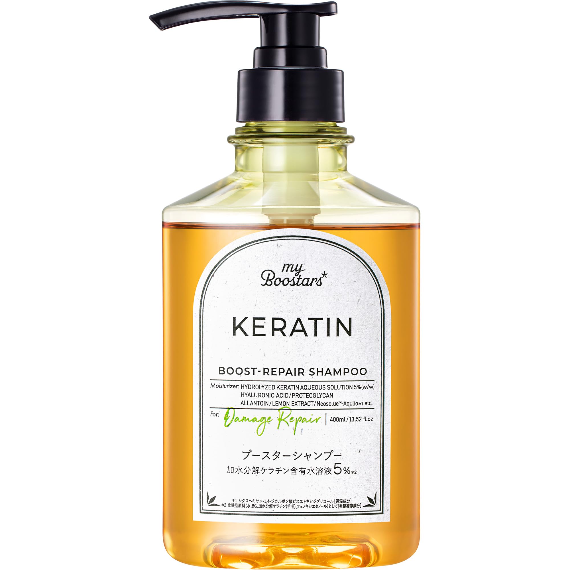 myBoostars myBoostars マイブースターズ ケラチンシャンプー ポンプ 400ml×1個 ヘアシャンプー - 最安値・価格比較 - Yahoo!ショッピング｜口コミ・評判からも探せる