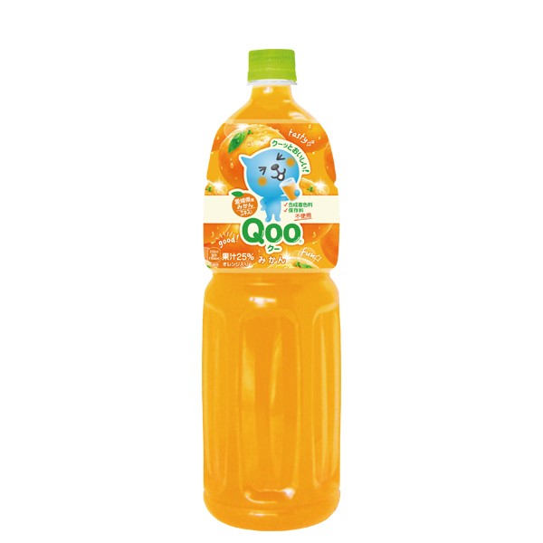 Coca Cola Qoo オレンジ（みかん） ペットボトル 1.5L×1 Qoo フルーツジュース - 最安値・価格比較 - Yahoo ...