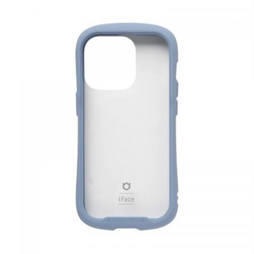 Hamee iPhone 14 Pro iFace Reflection 強化ガラスクリアケース 41-945186（ペールブルー） iFace iFace Reflection iPhone ...