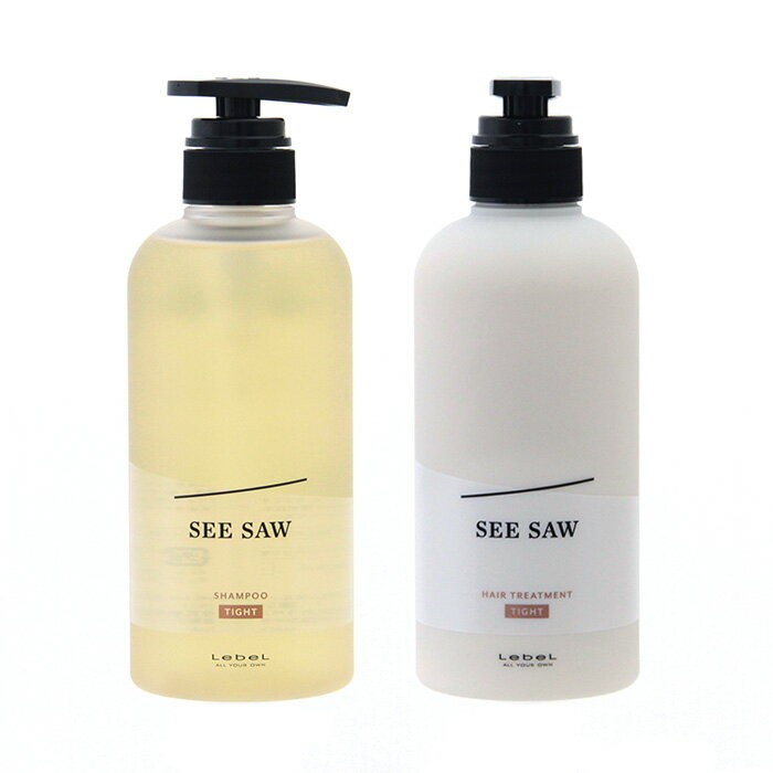 LebeL ルベル SEE/SAW（リニューアル前）ヘア＆スキャルプシャンプーT＆トリートメント セット（500ml＋500ml）×1個 SEE/SAW ヘアシャンプー - 最安値・価格比較 ...