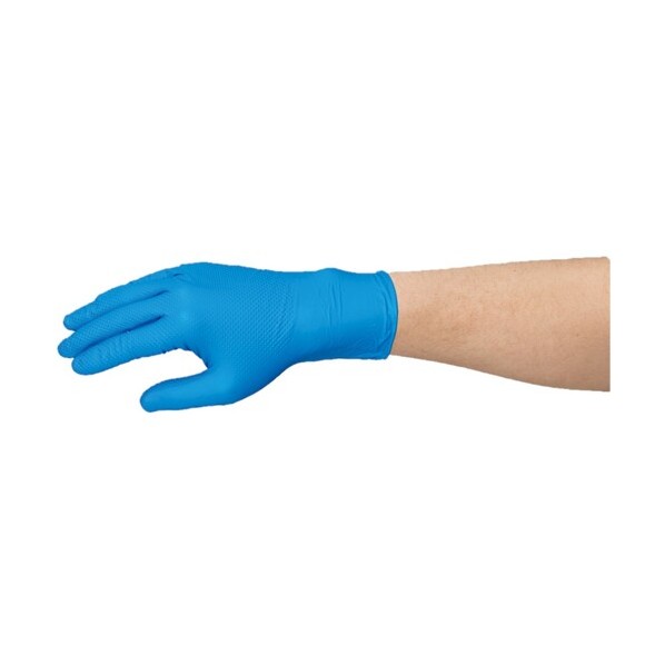 LeABLE LeABLE リーブル ニトリルグローブ IGAブルー パウダーフリー 50枚入 No.2192 Mサイズ 作業用使い捨て手袋 ...