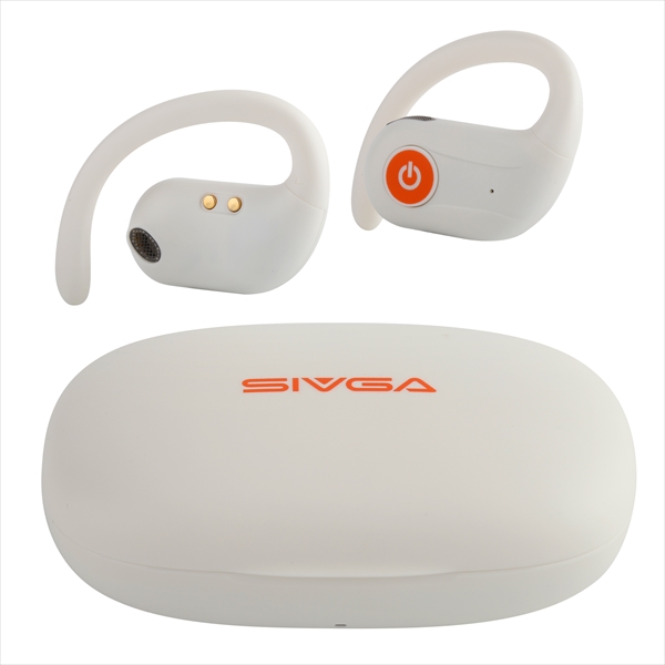 SIVGA 耳を塞がない Bluetooth ワイヤレスイヤホン スポーツ用 SO1 White イヤホン本体 - 最安値・価格比較 - Yahoo!ショッピング｜口コミ・評判からも探せる