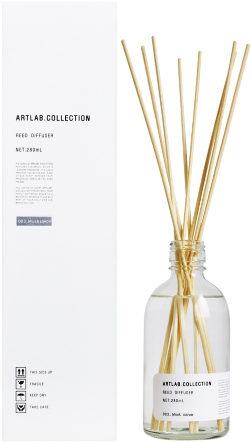 ARTLAB.COLLECTION ARTLAB.COLLECTION（アート・ラボ コレクション） リードディフューザー Musk savon ALBD-003 280ml×1個 部屋用 ...