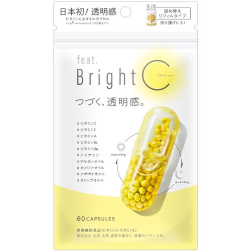 ネイチャーラボ feat. BrightC 詰め替え リフィルタイプ 60粒 × 1個 ビタミンC（サプリメント） - 最安値・価格比較 - Yahoo!ショッピング｜口コミ・評判からも探せる