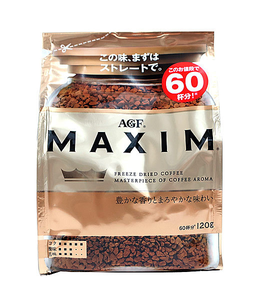AGF マキシム 袋 120g×12 MAXIM（AGF） インスタントコーヒー - 最安値・価格比較 - Yahoo!ショッピング｜口コミ・評判からも探せる