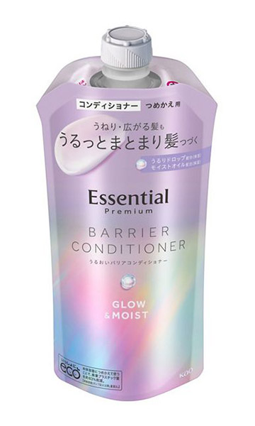 Kao Essential プレミアム バリアコンディショナー グロウ＆モイスト 詰替/340mL×24 Essential ...