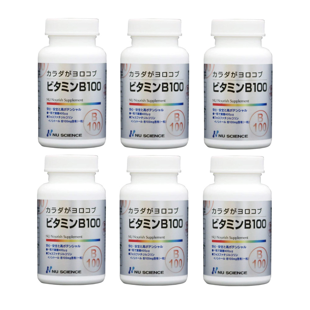 NU SCIENCE NU SCIENCE カラダがヨロコブ ビタミンB100 60粒 × 6個 ビタミンB群 - 最安値・価格比較 ...
