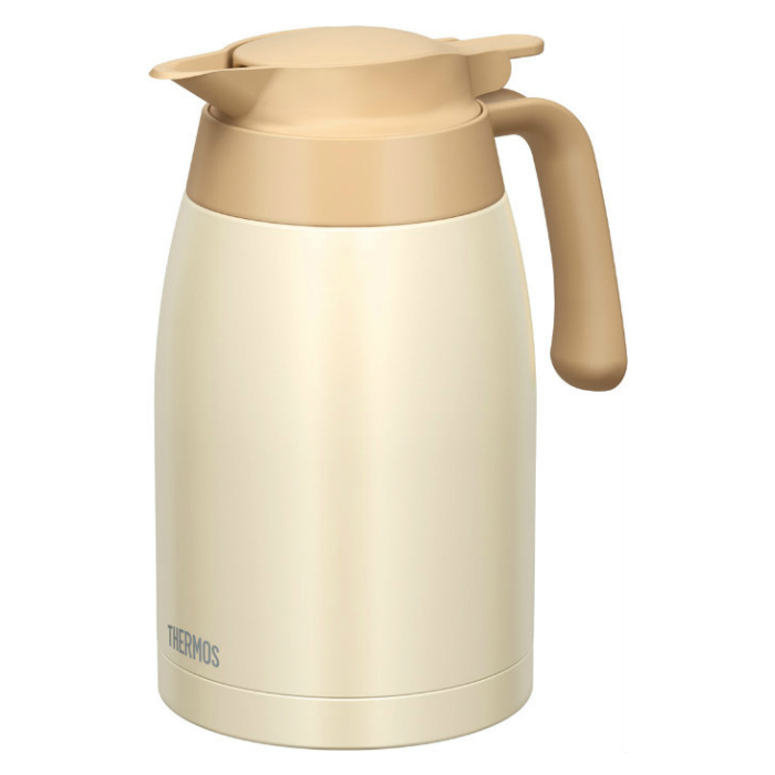 THERMOS サーモス ステンレスポット 1.5L TTB-1501-CRW（クリームホワイト）× 1個 魔法瓶ポット - 最安値・価格比較 - Yahoo!ショッピング