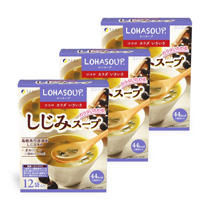 FINE JAPAN ファイン LOHASOUP（ロハスープ） しじみスープ 12袋入 156g（13g×12袋）×3セット スープ - 最安値・価格比較 - Yahoo!ショッピング｜口コミ ...