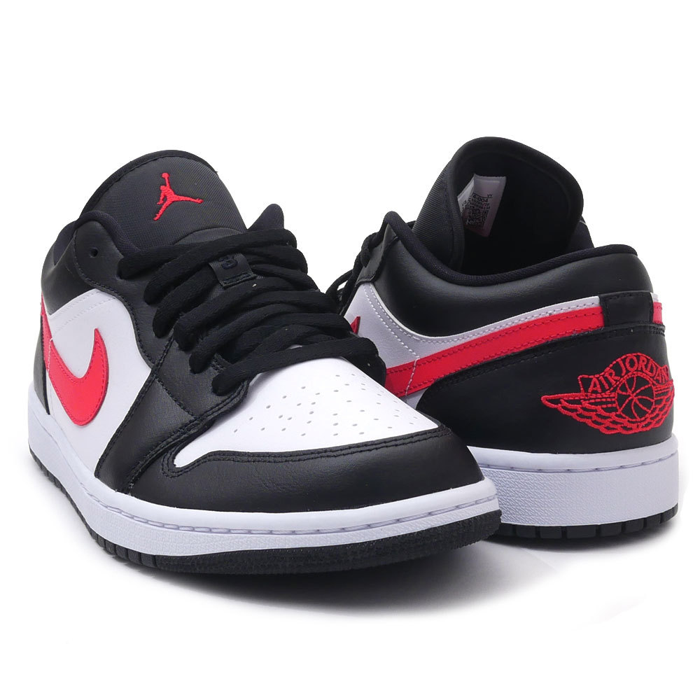 NIKE WMNS AIR JORDAN 1 LOW "SIREN RED" DC0774-004 （ブラック/サイレンレッド/ホワイト ...